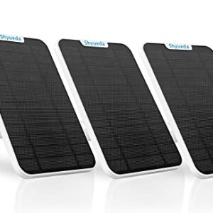 4W Solar Panel Charging Compatible with Arlo Pro 2 only, with 13.1ft Waterproof Charging Cable, IP65 Weatherproof,Includes Secure Wall Mount（3-Pack)(Not Compatible with Arlo Pro)