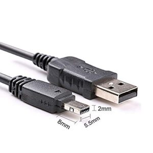 GuangMaoBo USB Power Data sync Lead Cable for CASIO Exilim Camera EX-S7 S10 S12 Z1 Z2 Z8 Z9 Z11 Z18 Z19 Z20 Z29 EX-ZR20 ZR200 Z3000 ZR300 ZR1000 ZR1500 TRYX ZR1200 EX-TR100