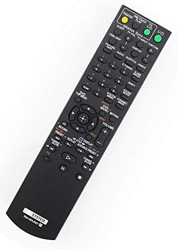 AV System Remote Control Compatible with Sony RM-ADU007 DAV-TZ130 HCD-HDX475 DAV-HDX576WFHCD-HDX274 DAV-HDX275 DAV-HDX277WC DAV-HDX589W 148057011 Home Theater System