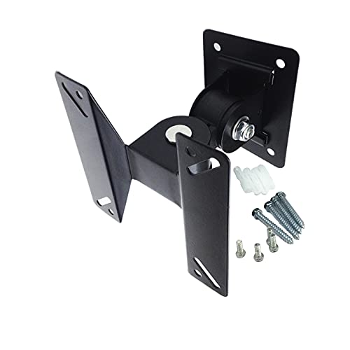 GallenJM Motion TV Monitor Wall Mount Bracket, Swivel and Tilt TV Mounts for 14"-24" Flat TVs , Monitors with VESA 100x100 mm and 75x75mm up to 35lbs