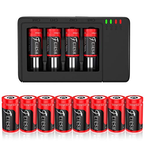 Rechargeable Battery for Arlo Cameras（8 Packs） 3.7V 800mAh Batteries with Charging Station Compatible Arlo MS3130 VMC3030 VMK3200 VMS3330 3430 3530