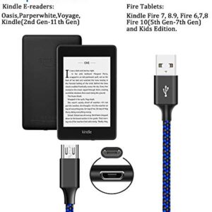 Micro USB Cable for Fire Tablet HD 7 8 10 4th 5th 6th 7th Generation,E-Readers,Samsung Galaxy Braided Phone Charger Fast Charging Cord 6 FT