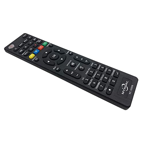 MYHGRC Universal Remote Control for Insignia/Sanyo/Sharp/Samsung/Sony/Hisense/Panasonic/Philips/Toshiba/LG Smart TVs and More Brands, Simple Settings Required