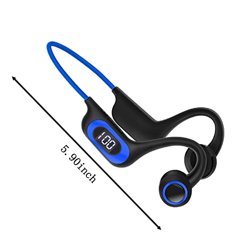 Air Conduction Headset Wireless Bluetooth Headset Sports Running Power Digital Display Air Conduction is More HiFi Sound Quality, Open Listening