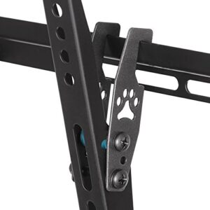 Cheetah APTMSB TV Wall Mount for 20-55” TVs up to VESA 400 and 115lbs, and fits 16” Wall Studs, and Includes a Tilt TV Bracket, a 10’ Twisted Veins HDMI Cable and a 6” 3-Axis Magnetic Bubble Level