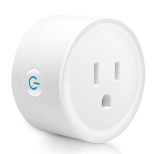 wifi smart plug, bibikoo local voice control, remote tuya smart app, voice control start pairing, smart outlet socket works with alexa and google home, timer, group control, 2.4g wifi, fcc/ul (1)