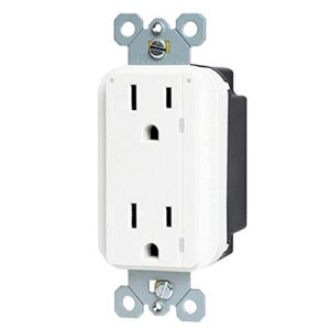 connectsense smart in-wall outlet, wifi connected electrical smart wall socket that’s compatible with amazon alexa, apple homekit siri and google assistant (15a)