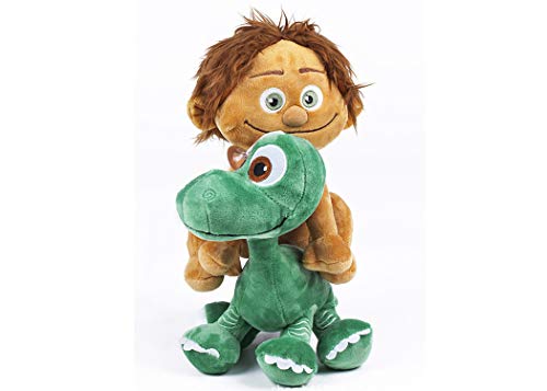 The Good Dinosaur Plush Toy-Pack 2 Quality Super Soft - Spot The Child 8"/22CM + Arlo Baby 8"/22CM