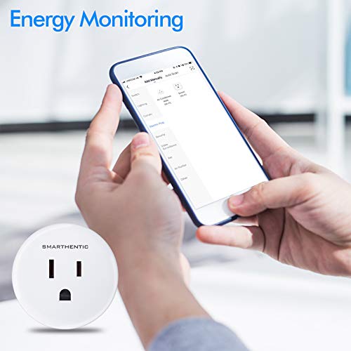 WiFi Plugs Smart Plug Outlet Extender, Timer Light Switch, Amazon Alexa Google Home Voice, APP and Remote Control, 2.4GHz Network, Electric Outlets, on Off Switch Bedroom Gadgets, Pack of (4)