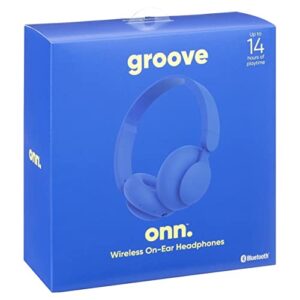 onn | Bluetooth On-Ear Headphones (Blue)