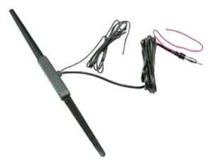 jensen an150sr am/fm antenna, amplified glass mount medium