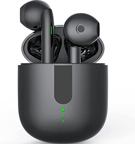 Wireless Earbuds，Bluetooth 5.3 Noise Cancelling Earbuds，Bluetooth Headphones 3D HiFi Stereo Bass， IPX7 Waterproof Sports Touch Control with USB-C Fast Charge Mini Charging Case for Android iOS