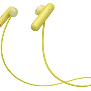 Sony WI-SP500 Wireless in-Ear Sports Headphones, Yellow (WISP500/Y) (Renewed)