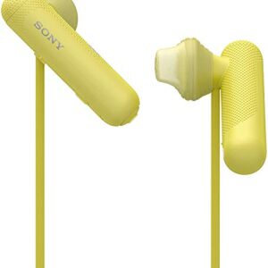 Sony WI-SP500 Wireless in-Ear Sports Headphones, Yellow (WISP500/Y) (Renewed)