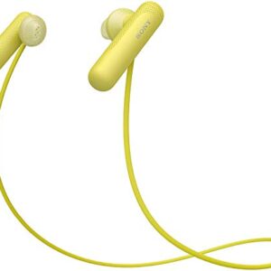 Sony WI-SP500 Wireless in-Ear Sports Headphones, Yellow (WISP500/Y) (Renewed)