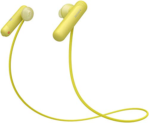 Sony WI-SP500 Wireless in-Ear Sports Headphones, Yellow (WISP500/Y) (Renewed)