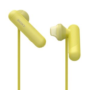 Sony WI-SP500 Wireless in-Ear Sports Headphones, Yellow (WISP500/Y) (Renewed)