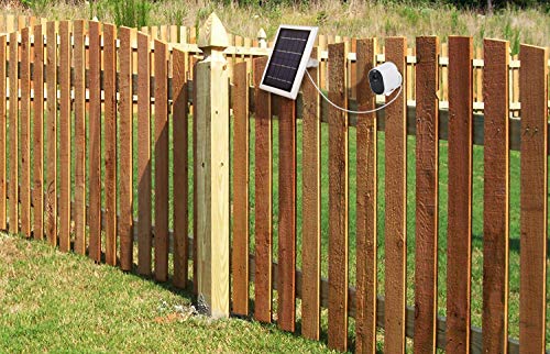 [Updated Version] Wasserstein Solar Panel with 13.1ft/4m Cable Compatible with Arlo Essential Spotlight/XL Spotlight Camera (3-Pack, White) (NOT Compatible with Arlo Ultra, Pro 1/2/3, HD, Floodlight)