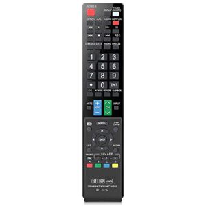 gvirtue universal remote control compatible replacement for sharp aquos smart tv/ hdtv/ 3d/ lcd/ led, gb004wjsa ga935wjsa gb004wjsa gj221-c gb118wjsa