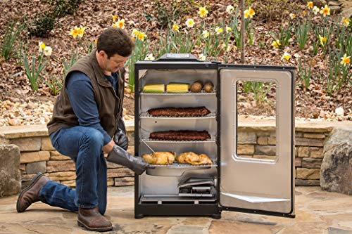 Masterbuilt MB20074719 Bluetooth Digital Electric Smoker, 40 inch, Stainless Steel