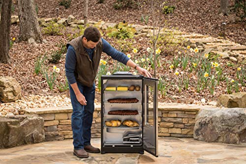 Masterbuilt MB20074719 Bluetooth Digital Electric Smoker, 40 inch, Stainless Steel