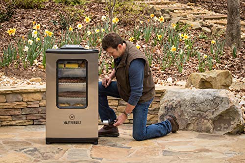 Masterbuilt MB20074719 Bluetooth Digital Electric Smoker, 40 inch, Stainless Steel