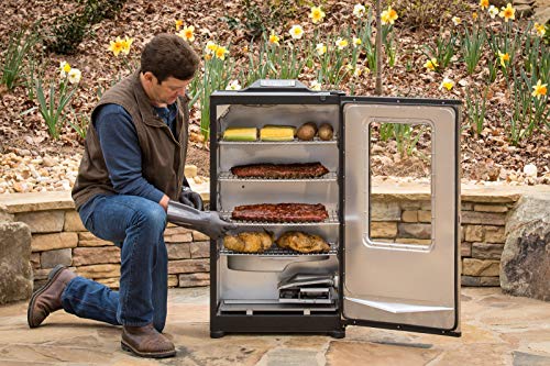 Masterbuilt MB20074719 Bluetooth Digital Electric Smoker, 40 inch, Stainless Steel