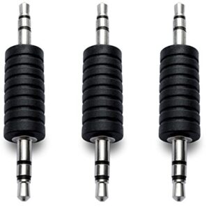 Ksmile 3.5mm Male to Male Stereo Audio Connector (3 Pack)