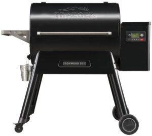 traeger grills ironwood 885 wood pellet grill and smoker with wifi smart home technology, black