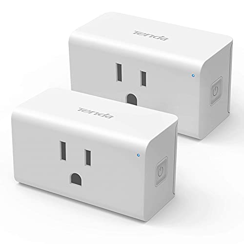 Tenda Beli Smart Plug SP3-Mini Smart Home WiFi Outlet | Works with Alexa Echo dot & Google Assisstant | Voice or App Remote Control | ETL/FCC Listed | No Hub Required,White,2-Pack