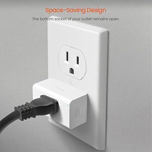 Tenda Beli Smart Plug SP3-Mini Smart Home WiFi Outlet | Works with Alexa Echo dot & Google Assisstant | Voice or App Remote Control | ETL/FCC Listed | No Hub Required,White,2-Pack