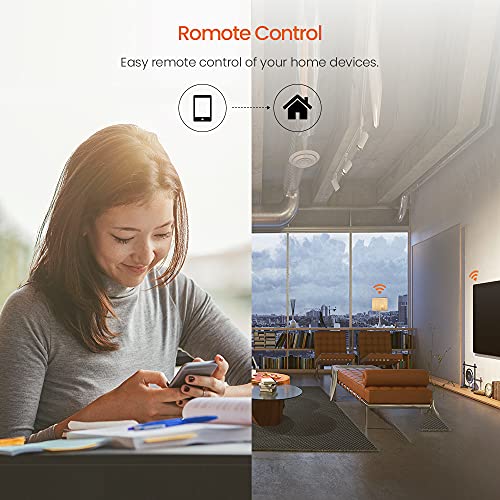 Tenda Beli Smart Plug SP3-Mini Smart Home WiFi Outlet | Works with Alexa Echo dot & Google Assisstant | Voice or App Remote Control | ETL/FCC Listed | No Hub Required,White,2-Pack