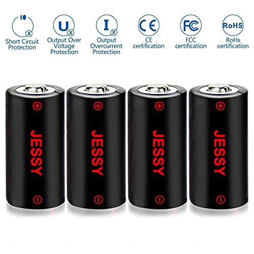 16 Pack 3.7V 750mAh Rechargeable Batteries for Arlo Cameras VMC3030 VMK3200 VMS3330 3430 3530, Flashlight Microphone