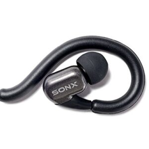 SONXTRONIC XDR-1000 BB Premium Fashion Soft Touch Earhook Earbud Sport Running Headphones with Microphone Bass Boxes Design