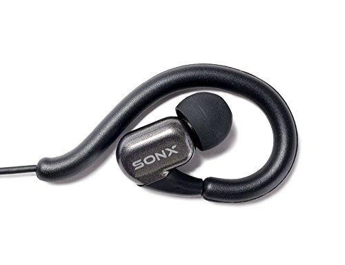 SONXTRONIC XDR-1000 BB Premium Fashion Soft Touch Earhook Earbud Sport Running Headphones with Microphone Bass Boxes Design