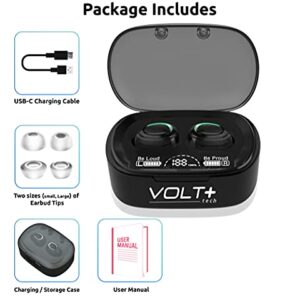 Wireless V5.1 PRO Earbuds Works for Samsung Galaxy S20/FE/Ultra/S20+/5G/Fan Edition/Plus IPX3 Bluetooth Touch Waterproof/Sweatproof/Noise Reduction with Mic (Black)