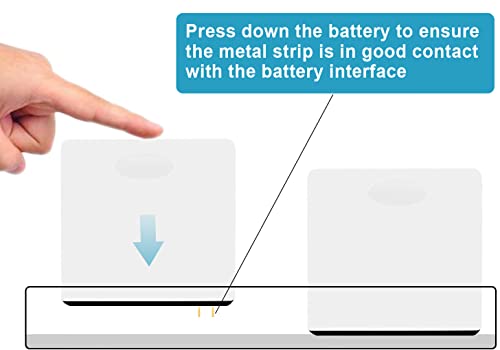 2-Pack Rechargeable Battery and Dual Battery Charge Station Fit for Arlo Ultra Arlo Ultra 2 Arlo Pro 3 Arlo Pro 4 Camera [3.85V/18.48Wh/4800mAh]