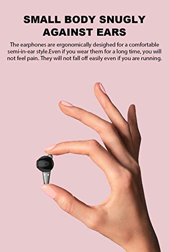 Astren Zyre Noise Cancelling Wireless Earbuds with Mic, Bluetooth 5.0, and Quick Charging Case, IPX5 Waterproof and Sweat Resistant for Running, Exercise, Sports, 8 Hour Playback