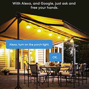 meross Outdoor Smart Plug, Outdoor Wi-Fi Outlet with 2 Grounded Outlets, Remote Control, Timer, Waterproof, Works with Amazon Alexa, Google Home, SmartThings, 2.4Ghz only, FCC Certified, Non-HK