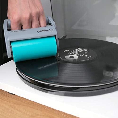 Turntable Lab: Record Roller Vinyl Record Cleaner - Picks Up Dust with No Residue, Washable