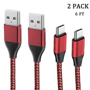 2Pack-6Ft 3A Fast USB C Cable for Charging New Fire HD 10,Fire HD10 Plus,(9th 11th Gen-2019 2021),Fire HD 8,8 Plus(10th Gen-2020),Fire HD7 2022,Fire Kids Pro,Kids Edition