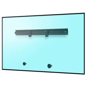 no stud tv mount for all brand 22-55 inch tvs, universal studless tv drywall mount bracket for flat screen tvs monitors, low profile, loading capacity 100lbs, max vesa 400 x 400mm