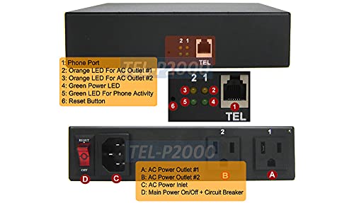 Telephone-Controlled Remote AC Outlet Power Controller