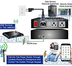 Telephone-Controlled Remote AC Outlet Power Controller