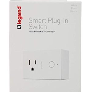 Legrand, Smart Plug, Smart Outlet, Apple Homekit, Quick Setup On iOS (iPhone or iPad), No Hub Required, HKRP10