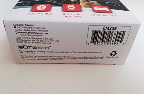 Emerson EM229 Wireless Bluetooth Headset