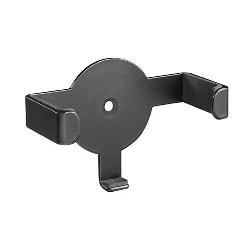 Mount Plus SB-47B Wall Mount Bracket for Amazon Echo Dot, Metal Clip Holder for 2nd Generation Echo Dot Smart Speaker (1 Pack Black)