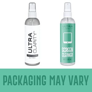 ULTRA CLARITY Screen Cleaning Spray 6oz, LED LCD TV, Phone Screen, Laptop, Tablet, Touchscreen, Optical Grade Streak-Free Cleaner