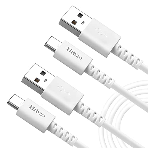 Hrbzo Type C Charger[2.6ft,2-Pack] USB C Cable Compatible with Samsung Galaxy S21 Huawei Mate 40, and More