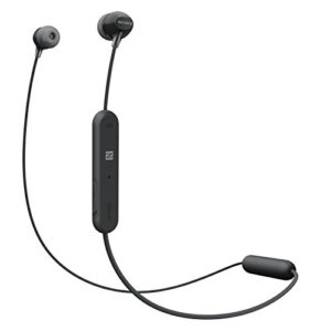 sony wi-c300 wireless in-ear headphones, black (wic300/b)